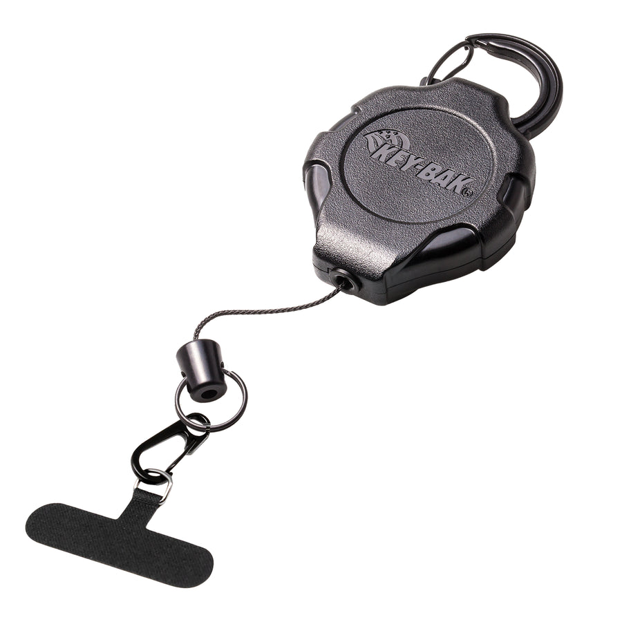 KEY-BAK Ratch-It Retractable Anti-Theft Phone Tether with Carabiner an
