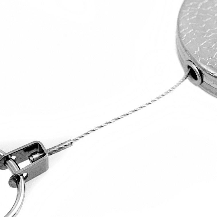 Industrial Retractable Stainless Steel Tether for Machinery Keys – KEY-BAK