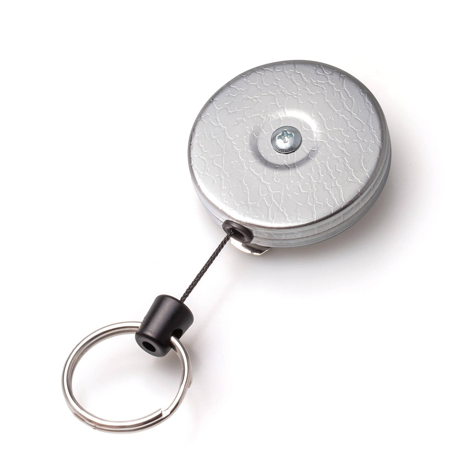 ORIGINAL Retractable Keychain in Vintage Chrome or Vinyl Black – KEY-BAK